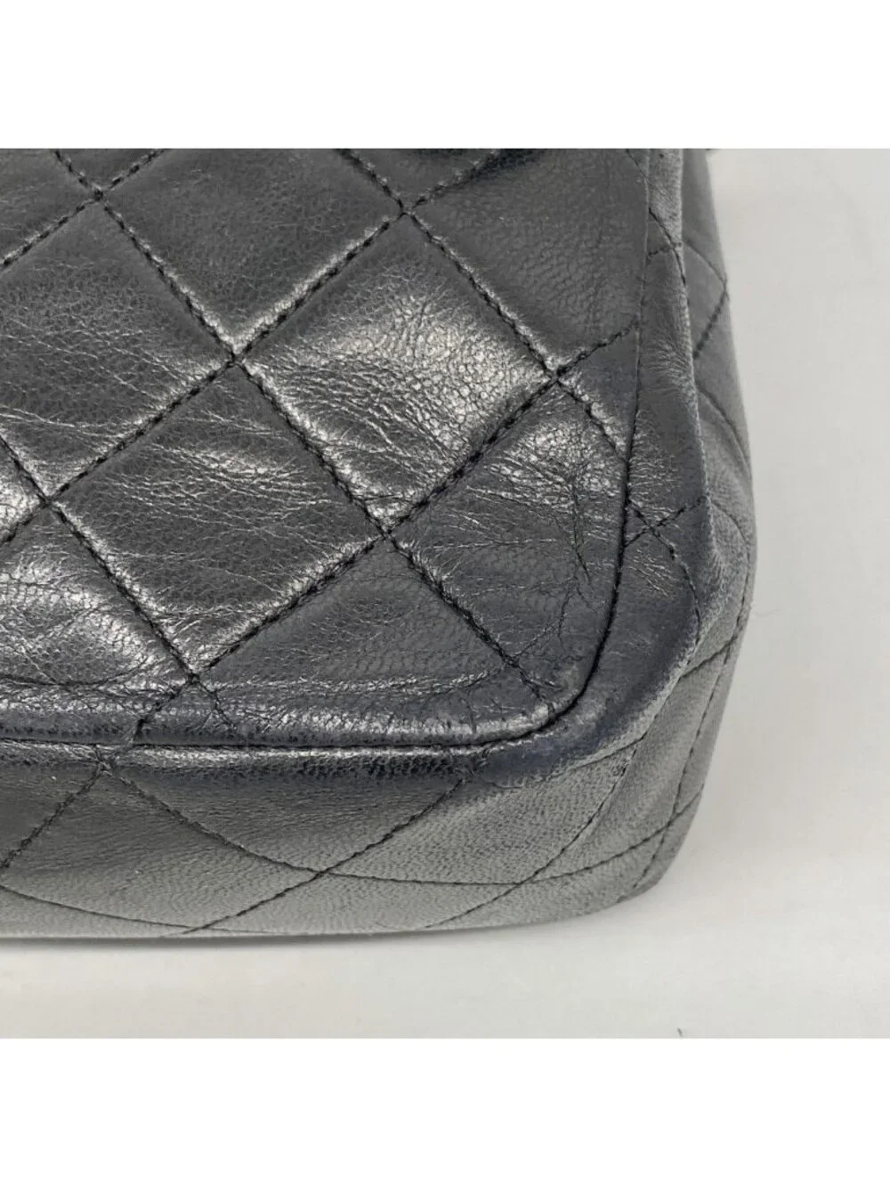 CHANEL | Bags | Chanel Shoulder Bag Quilted Lambskin Black Gold | Poshmark